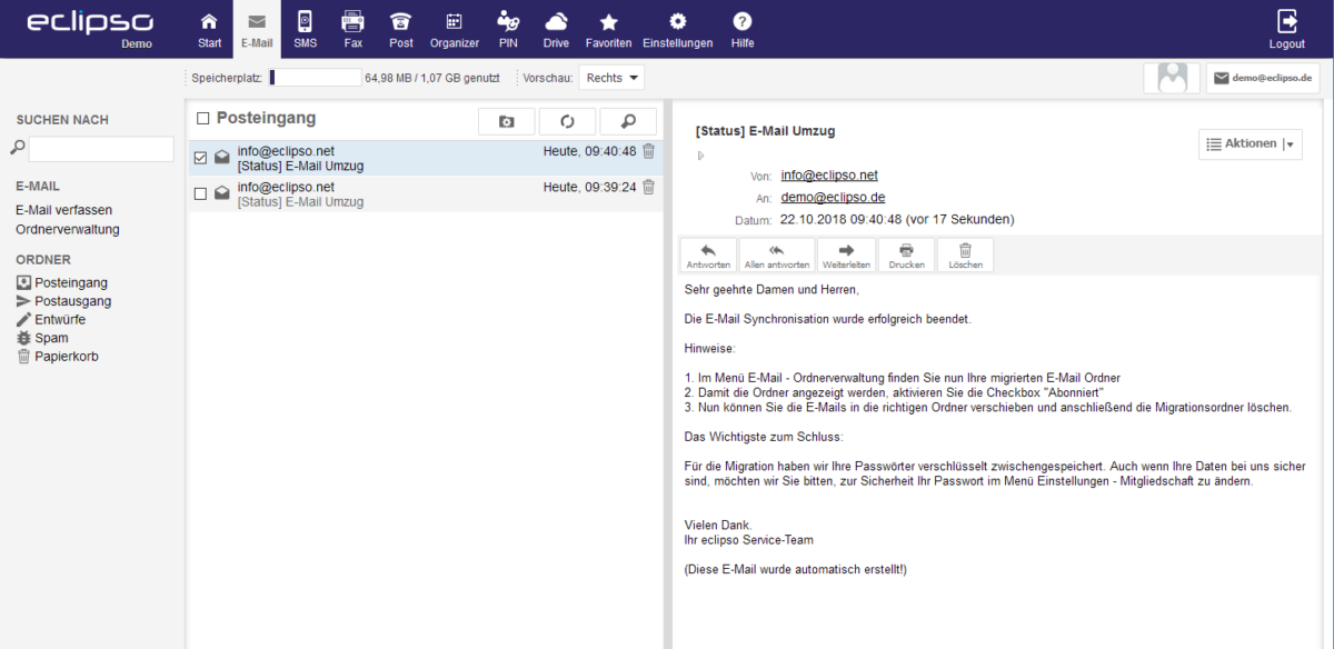 Sicherer E-Mail Umzug leicht gemacht – News & Updates